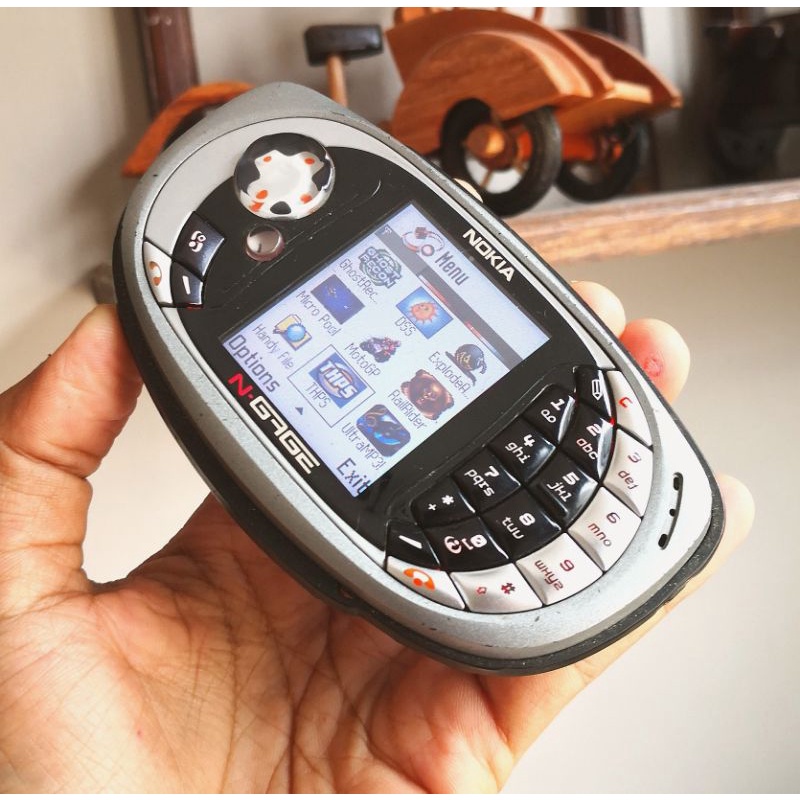 Jual Hp jadul Nokia N gage QD gray hp langka hp unik ori normal no n ...