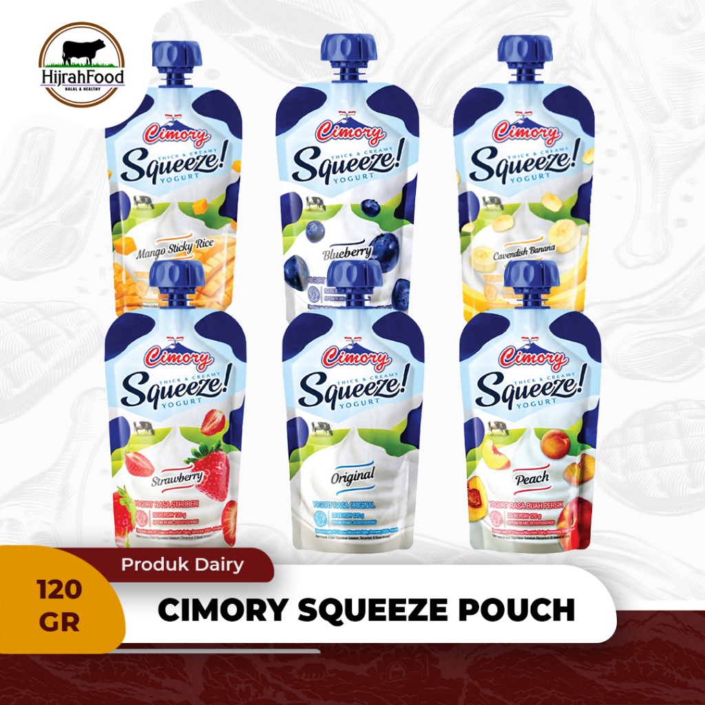 Jual Cimory Yoghurt Squeeze Pouch 120 ml - Pilih Rasa | Shopee Indonesia