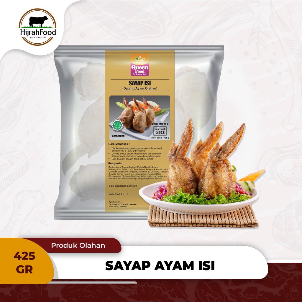 Jual Tori No Teba | Sayap Isi Khas Jepang | Queen Food Chicken Wings ...