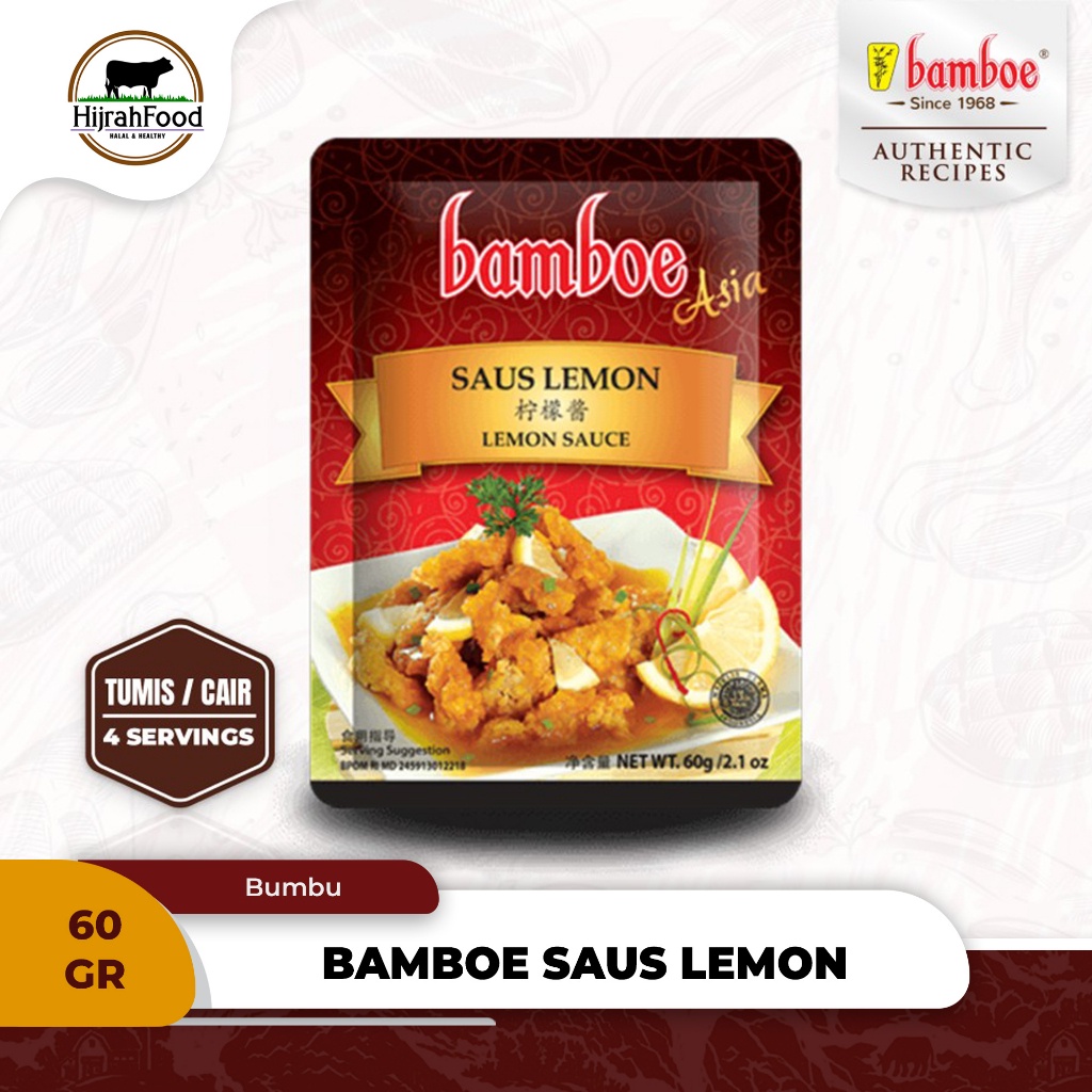 Jual Bamboe Bumbu Saus Lemon | Lemon Sauce Spice Mix (60 g) | Shopee ...