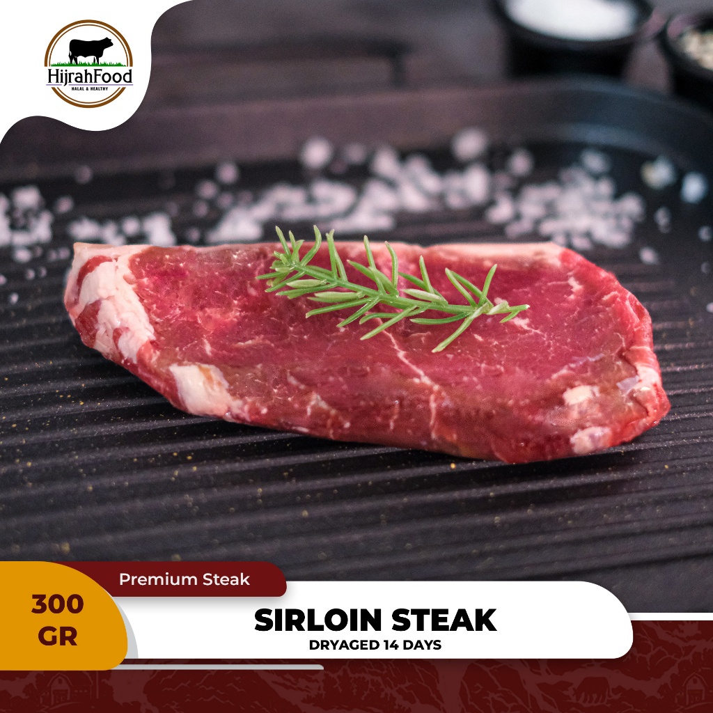 Jual 14 Days Dry Aged Beef Sirloin Steak AUS | Daging Sapi Has Luar - Pilih Varian | Shopee ...