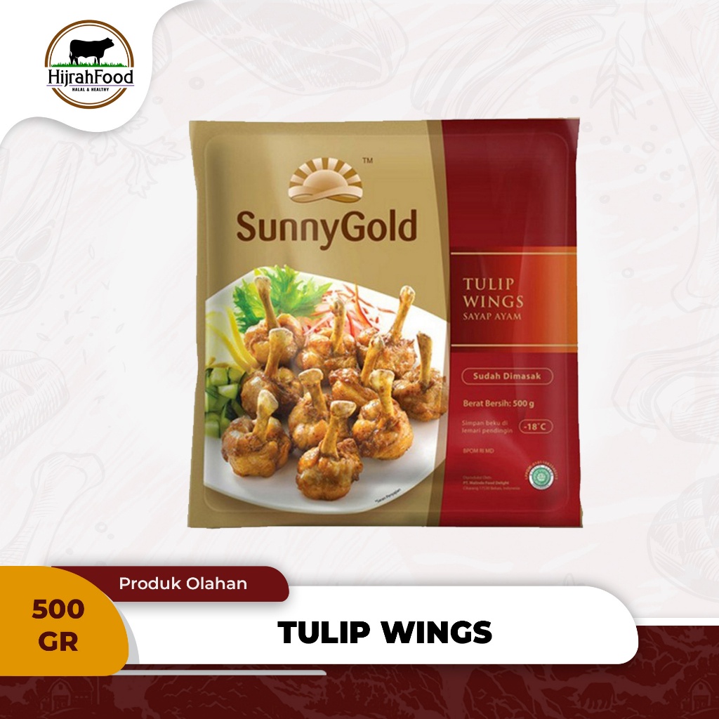 Jual Sunny Gold Chicken Tulip Wings / Sayap Ayam Pentul Berbumbu (500 ...