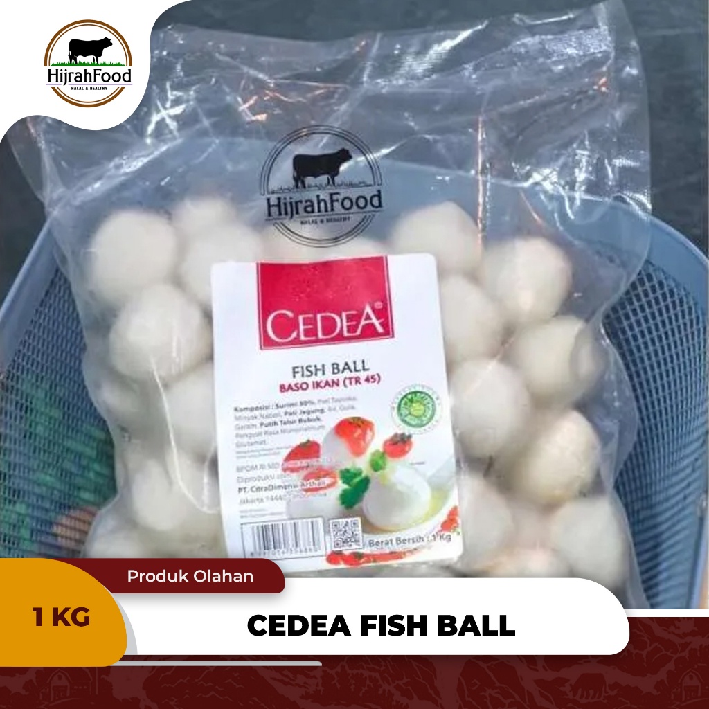 Jual CEDEA Fish Ball Bakso Ikan TR-45 - 1 kg | Shopee Indonesia