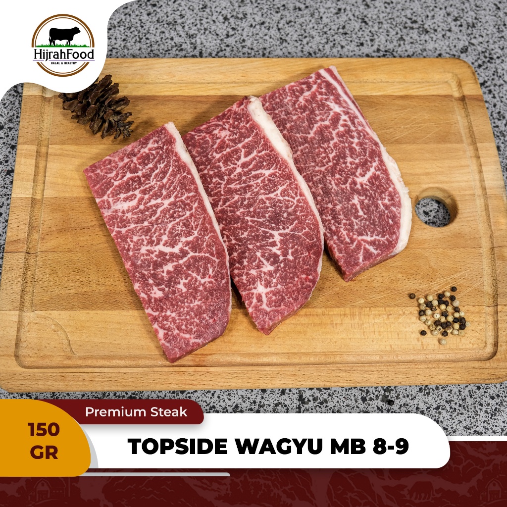 Jual Daging Sapi Wagyu Cut | Topside Beef Wagyu Steak MB 6-7 / MB 8-9 ...