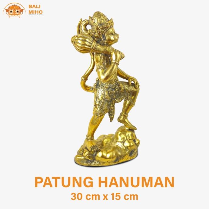 Jual !!!!!!] Patung Hanuman Kuningan 30 cm - Patung Hanoman Besi ...