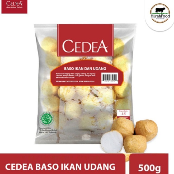 Jual CEDEA Shrimp Fish ball - Baso Ikan dan Udang 500 gr | Shopee Indonesia