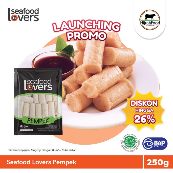 Jual Seafood Lovers Pempek Ikan / Lenjer | Indonesian Fish Cake (250 gr ...