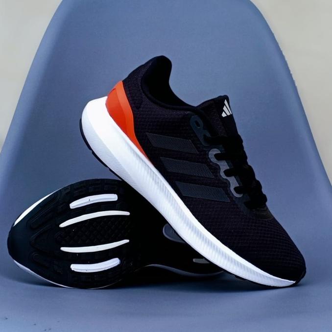 Jual Sepatu Running Adidas Original Run Falcon 3.0 Hitam Abu Original ...