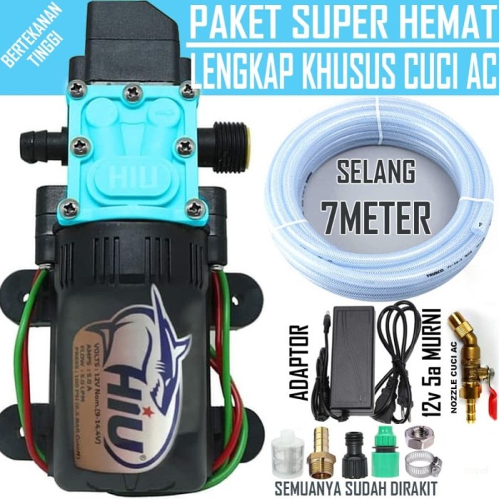 Jual PAKET steam CUCI AC LENGKAP pompa HIU DRAT SUPER HEMAT 100PSI ...