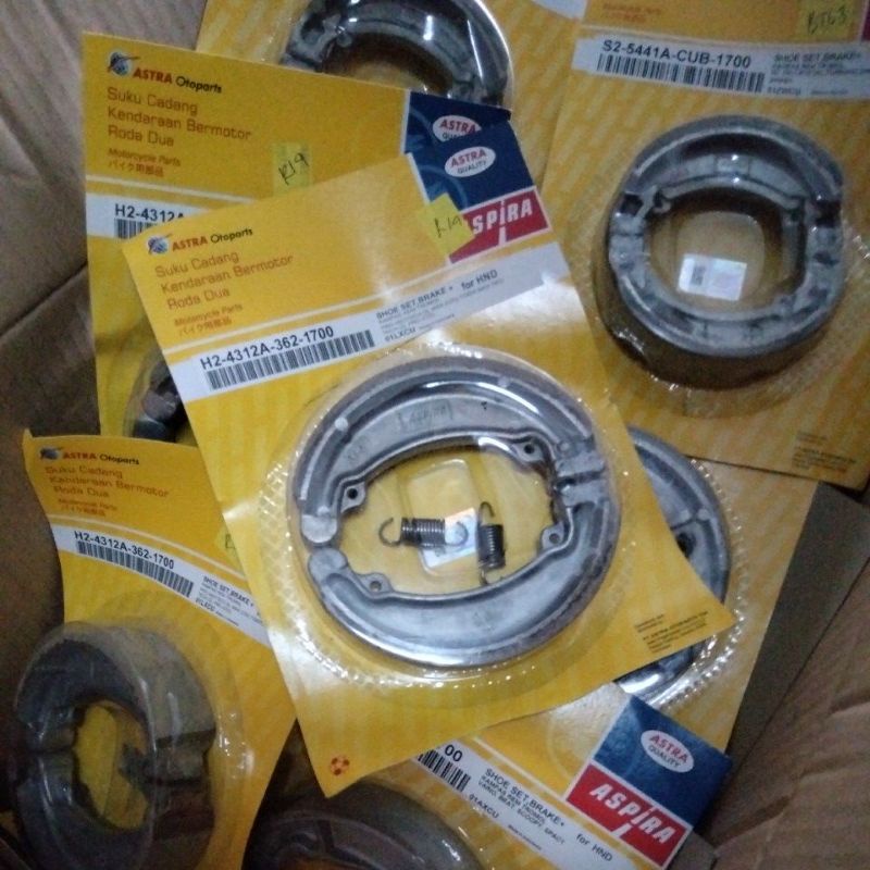 Jual KAMPAS REM ASPIRA TROMOL PIRODO BELAKANG (PILIH TIPE) KANVAS ALL ...