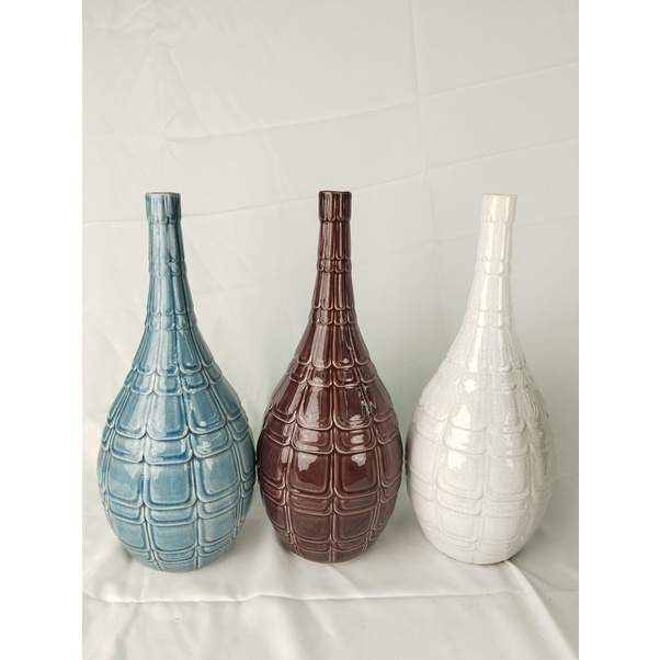 Jual Vas Bunga Hias Keramik Artificial Aesthetic Minimalis dan Simple ...