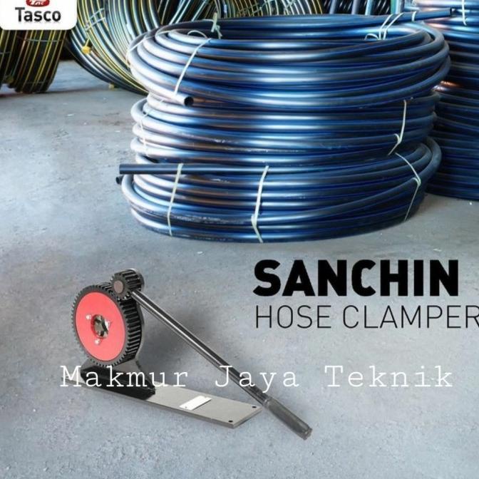 Jual Alat press selang SANCHIN hose Clamper / mesin press selang ...
