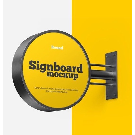 Jual NEONBOX 2 Sisi Neon box akrilik bulat bundar 2 Sisi PREMIUM ...