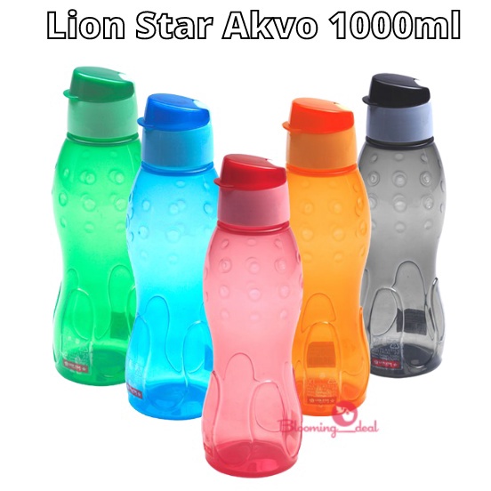 Jual Best Produk Lion Star Akvo 1000ml / Botol Minum Plastik Botol ...