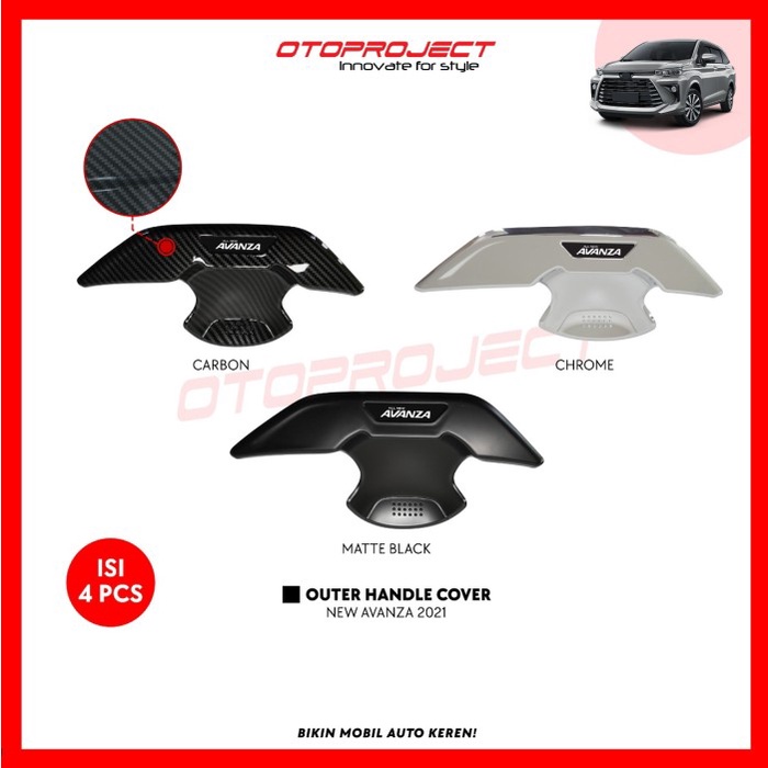 Jual Outer Handle Mobil All New Avanza 2021 2022 Mangkok Pintu Otoproject - CHROME | Shopee ...