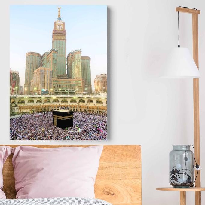 Jual New Hiasan Dinding Poster Lukisan Ka'Bah Kabah Mekah Masjidil ...
