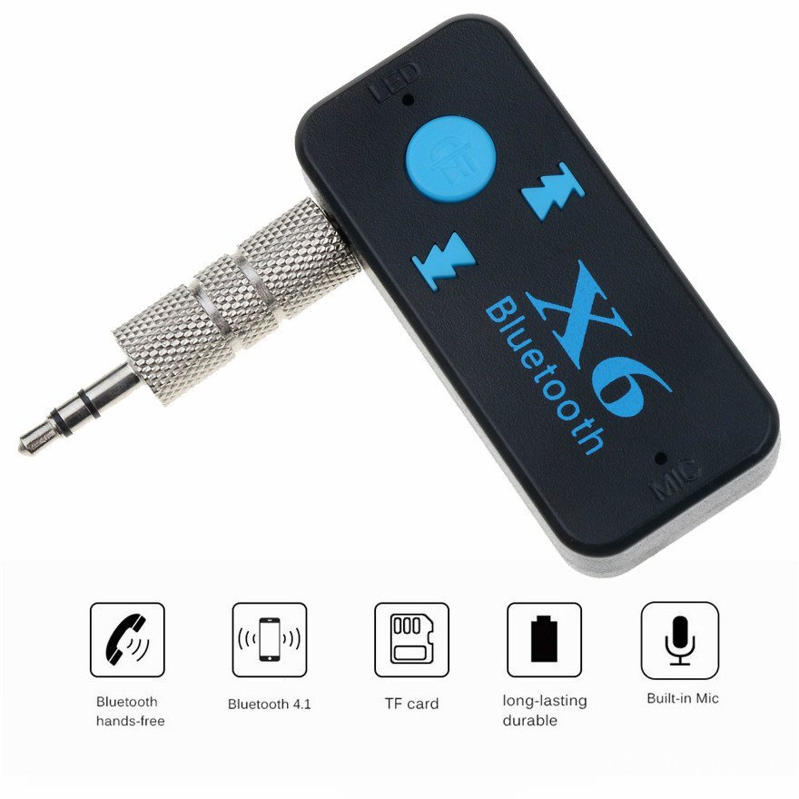 Jual &X6 Wireless Bluetooth Music Audio Receiver 3.5mm Jack Dongle ...