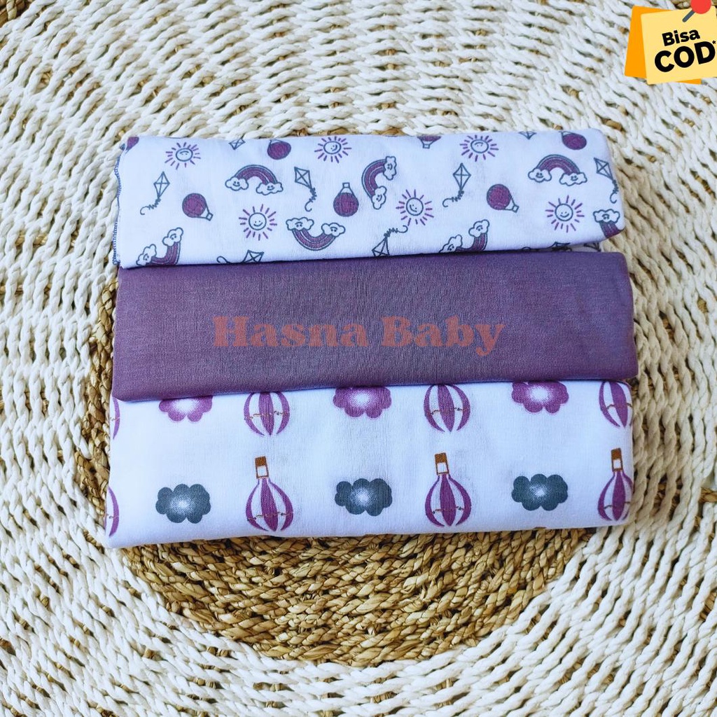 Jual Bedong Pernel Bayi Baru Lahir Motif Lucu Seri Purple Mouve ...