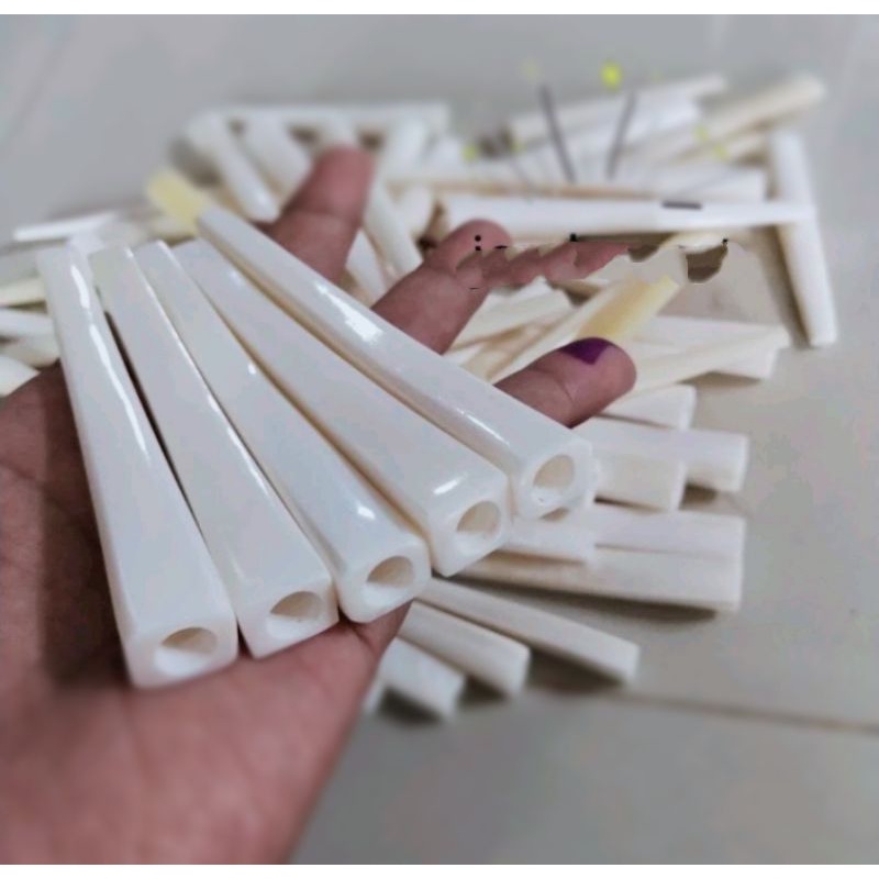 Jual ONCE PIPA TULANG SAPI SEGI 4 (KOTAK) PUTIH NATURAL PREMIUM RASA ...