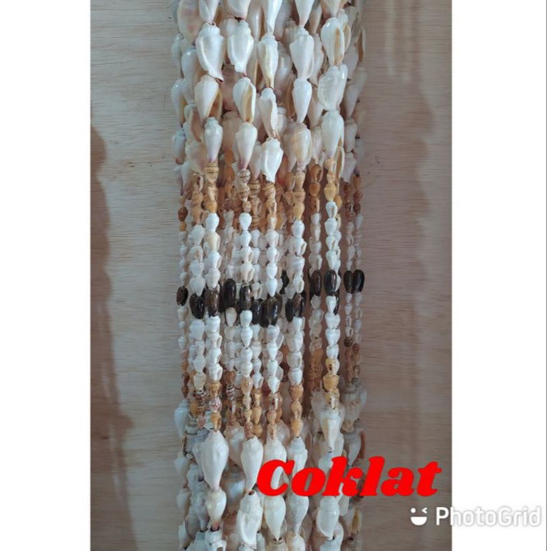 Jual TIRAI PINTU KERANG/TIRAI PINTU/TIRAI PINTU KERAJINAN ISI 10 HELAI ...