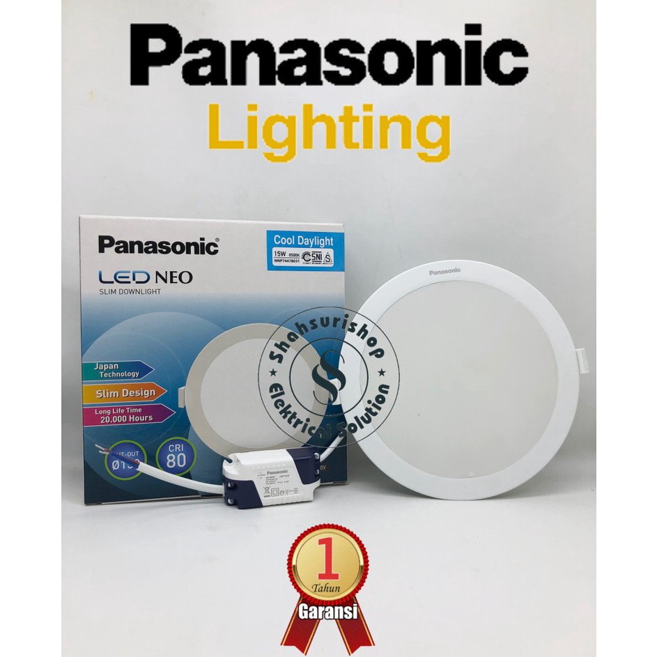 Jual Best Seller LAMPU DOWNLIGHT SLIM LED NEO BULAT IB 15W 15 W WATT PANASONIC SNI Harga Murah ...