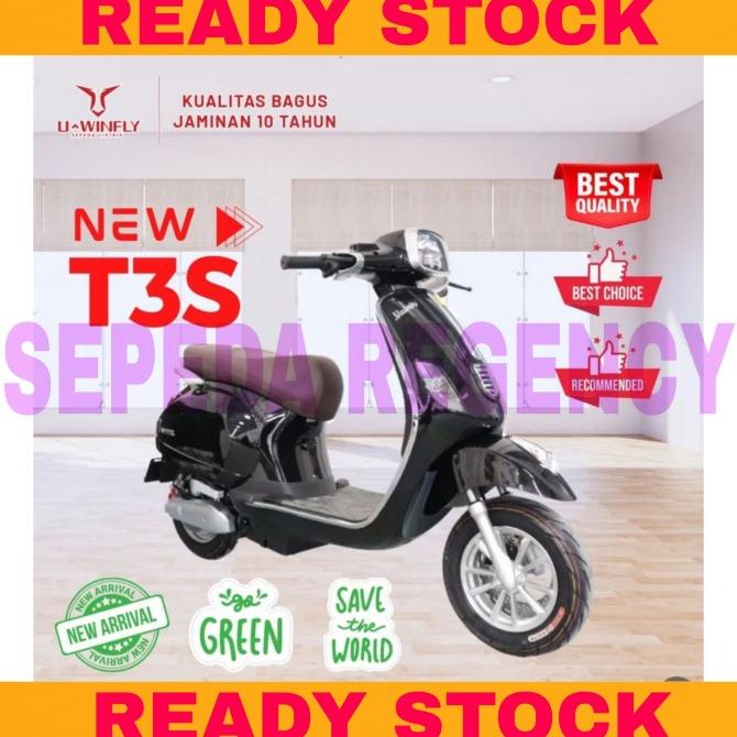 Jual Sepeda Motor Listrik UWINFLY T3S Double Disc Brake 1200 Watt ...