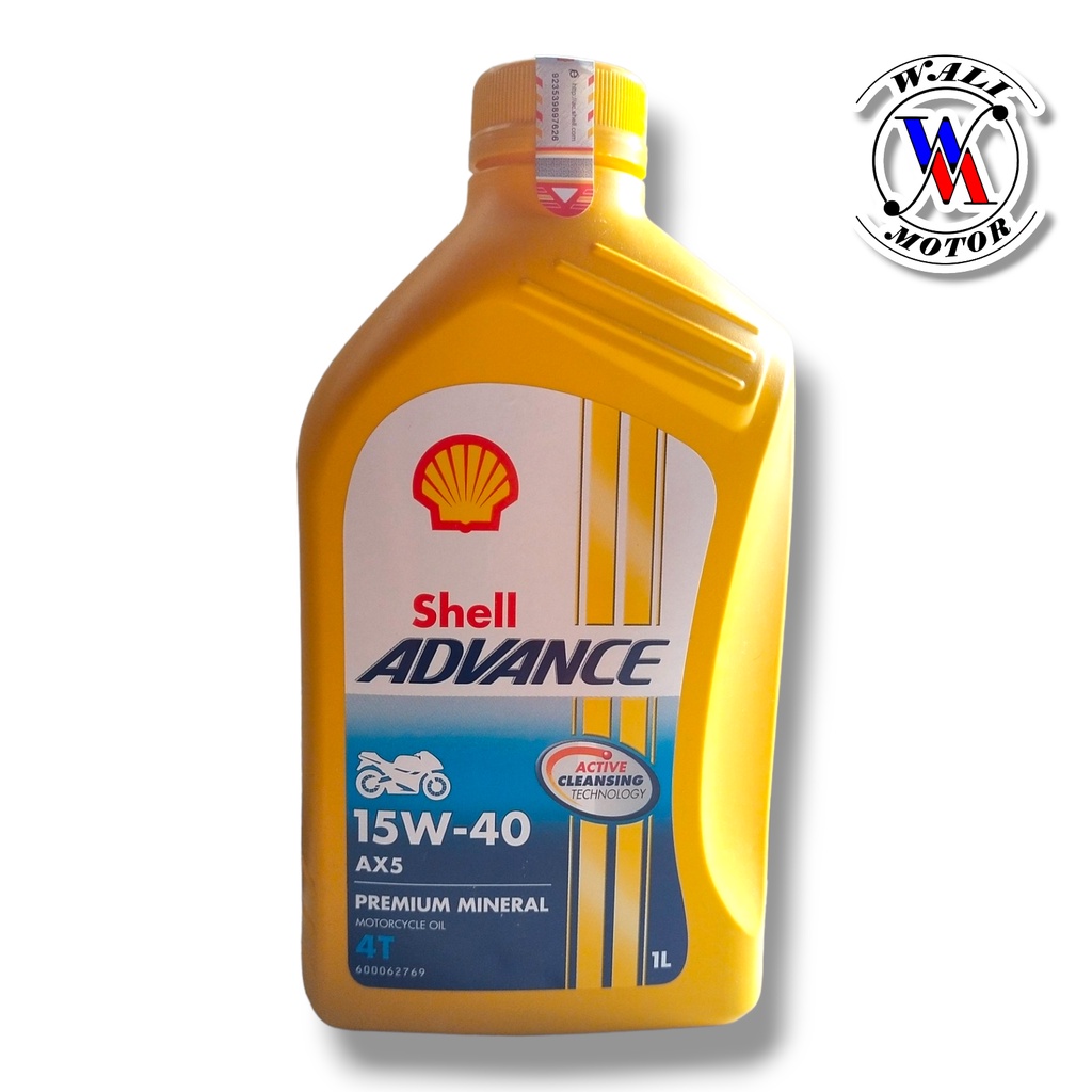 Jual Oli Shell Advance 4T AX5 15W-40 (1L) Oli Motor | Shopee Indonesia