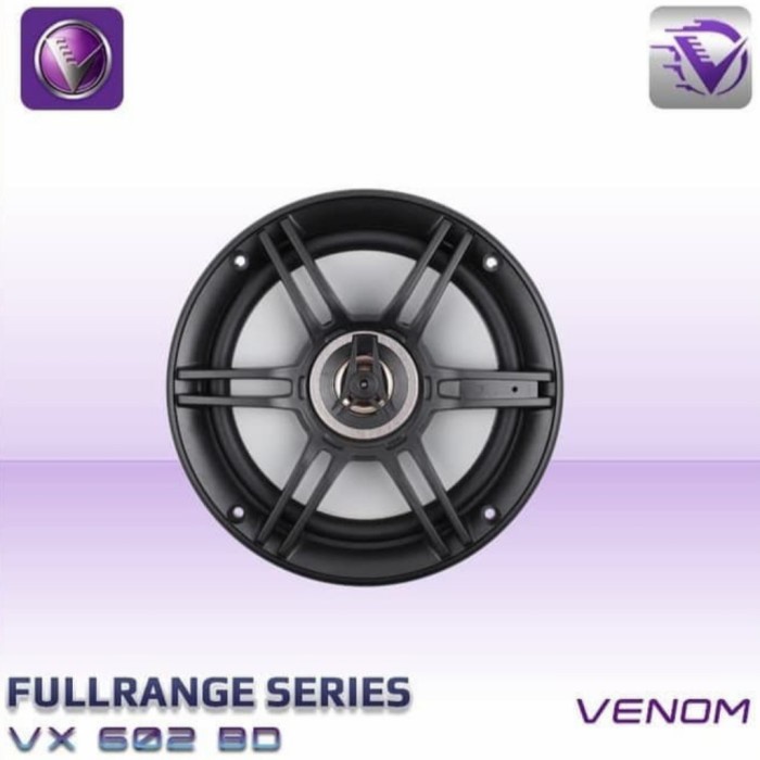 Jual Speaker Venom VX 602 BD / Speaker Coaxial 2 Way Venom Baby Diablo ...