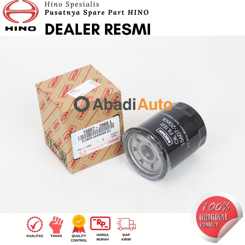Jual FILTER OLI HINO LOHAN FM320Ti (15607-2060L) ASLI | Shopee Indonesia