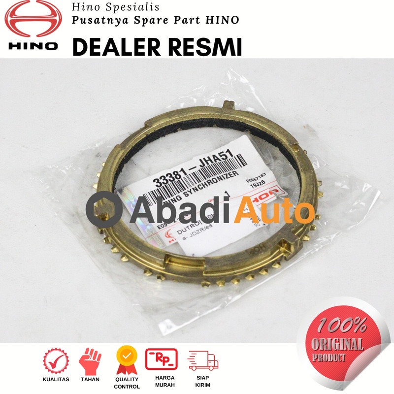 Jual RING SYNCHRONIZER HINO DUTRO 130HT (33381-JHA51) ASLI | Shopee ...