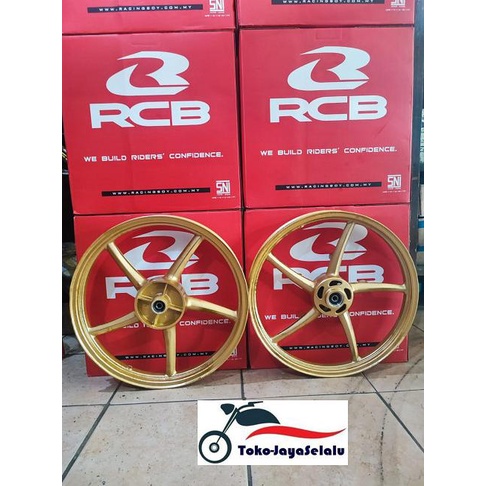 Jual Velg Racing RCB Satria Fu Old/Satria Fu Fi SP 522 Gold ORIGINAL ...
