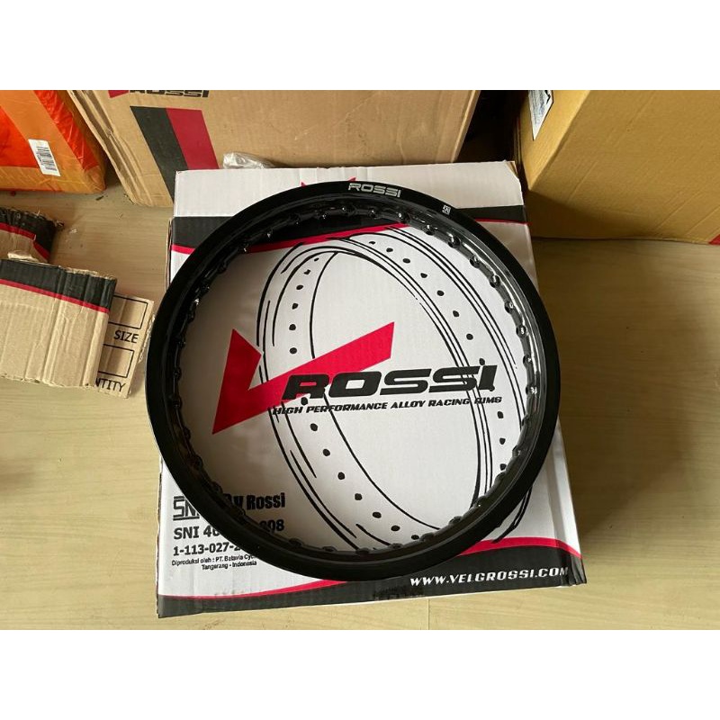 Jual velg rossi ring 14 uk140,160 warna hitam doff(harga satuan/1 pcs ...