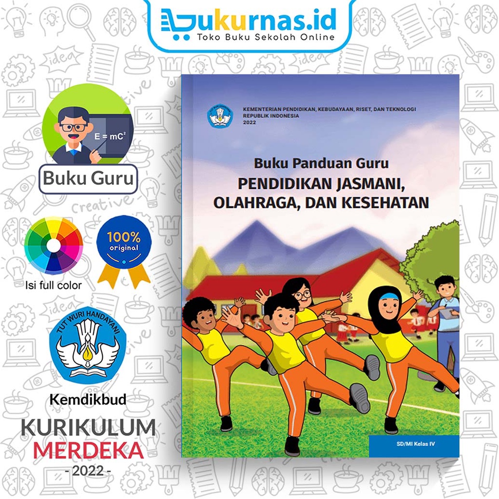 Jual Buku Panduan Guru PJOK SD/MI Kelas 4 - DIKBUD (K-Merdeka) | Shopee Indonesia