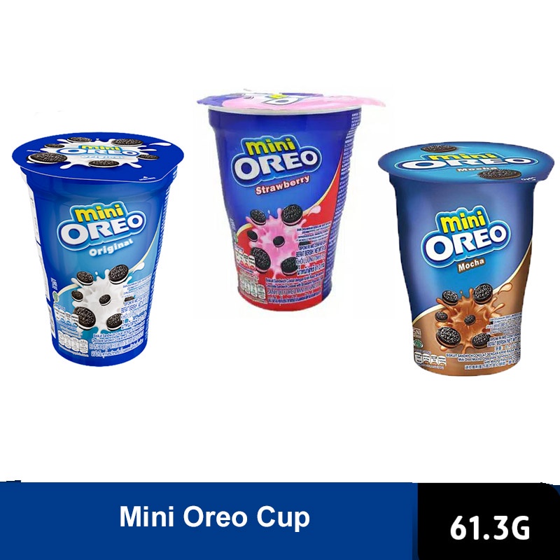 Jual Oreo Mini All Varian Cup 61,3 Gram Biskuit Coklat, Original, dan ...