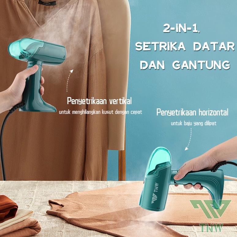 Jual Trending Tnw Setrika Uap Portable Steamer Iron Handheld Garment Steamer Foldable Elektrik ...
