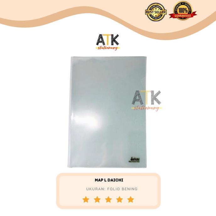 Jual Baru Map L ( Clear Sleeve) Daichi Ukuran Folio/ A4 Atk | Shopee ...