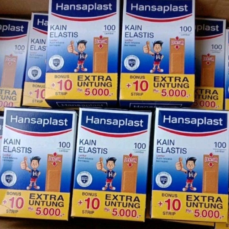 Jual Hansaplast Plester Luka 1 box isi 100 pcs/Kain Penutup Luka ...