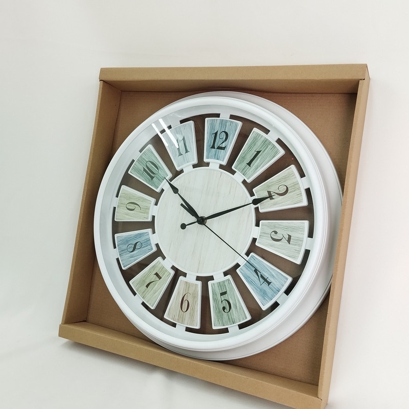 Jual Jam Dinding 30CM Bulat Besar Warna Putih Pastel Hiasan Dinding ...