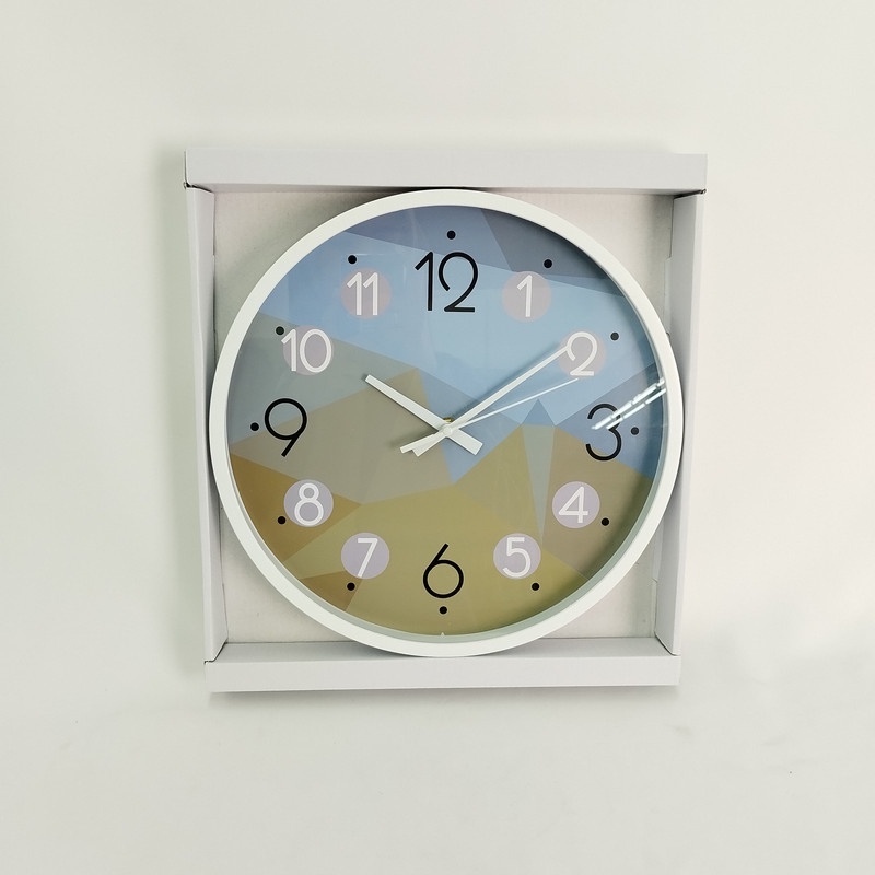 Jual Jam Dinding 30CM Bulat Hijau Biru Jam Estetik Creative Design ...