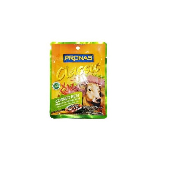 Jual Pronas Classic Corned Beef Chili Pedas Sachet 50 Gr | Shopee Indonesia