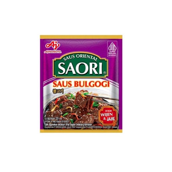 Jual Saori Saos Kecap Bulgogi Saus Sachet 25 Ml | Shopee Indonesia