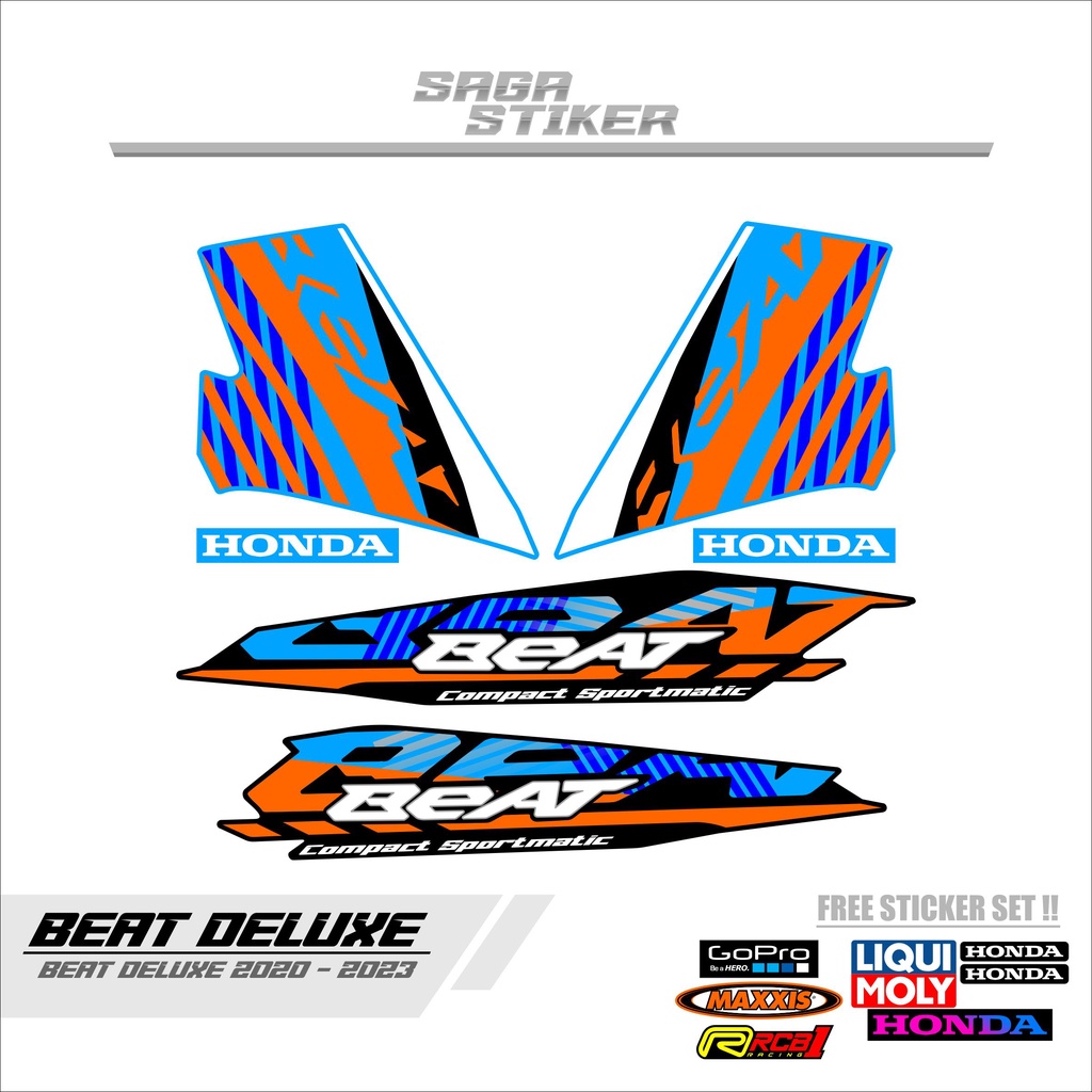 Jual STRIPING BEAT DELUXE 2023/VARIASI 2/STRIPING BEAT FI 2022/STIKER ...