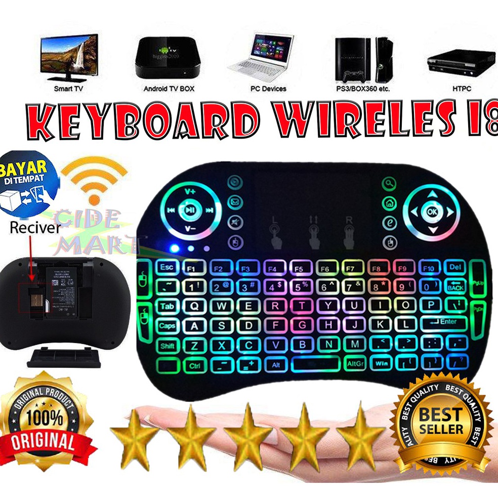 Jual AWAS ADA BELI 3 FREE MINI GOLD [ORIGINAL] KEYBOARD WIRELESS MINI ...
