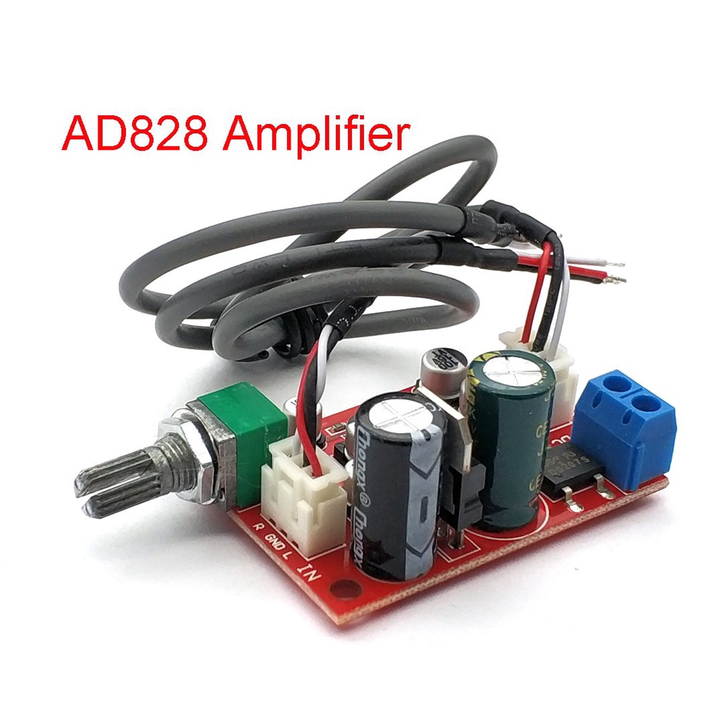Jual &AD828 Audio OP AMP Moving Coil Microphone Preamps Pre-Amplifier Pre-amp Magnetic Head ...