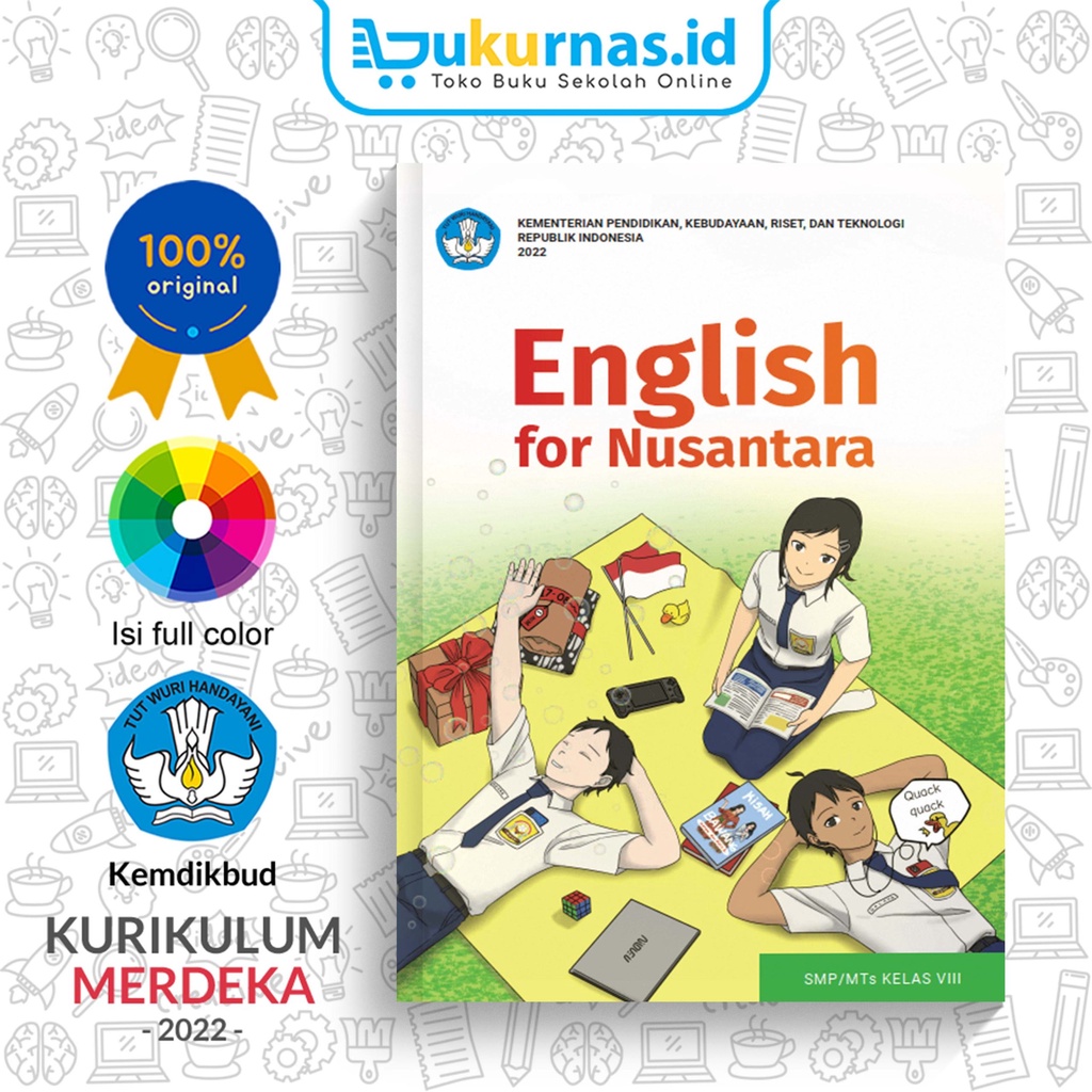 Jual Buku Bahasa Inggris : English for Nusantara SMP/MTs Kelas 8 - DIKBUD (K-Merdeka) | Shopee ...