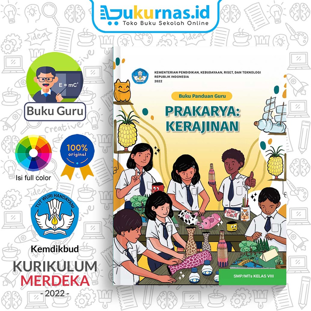 Jual Buku Panduan Guru PRAKARYA KERAJINAN - DIKBUD (K-Merdeka) | Shopee ...