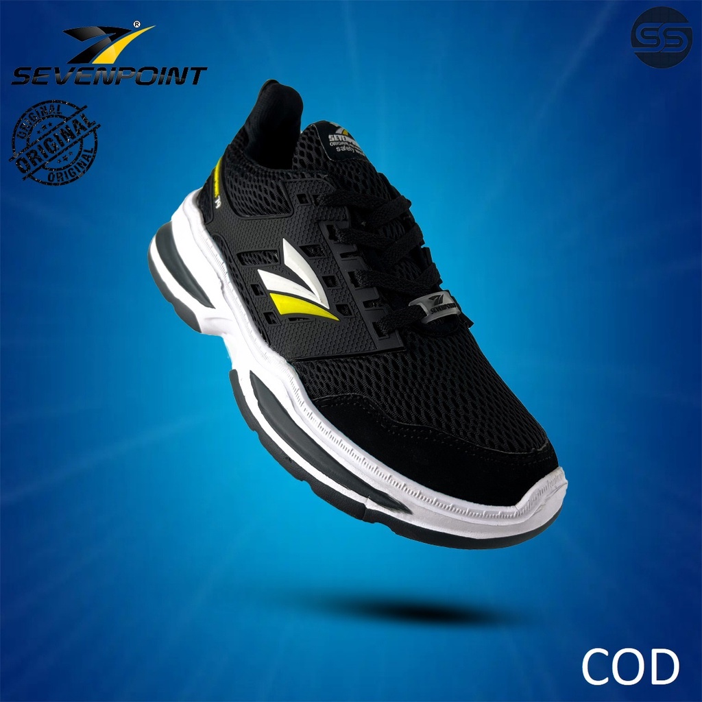 Jual Sepatu Running Pria Original Sevenpoint Ringan Jogging Spatu ...