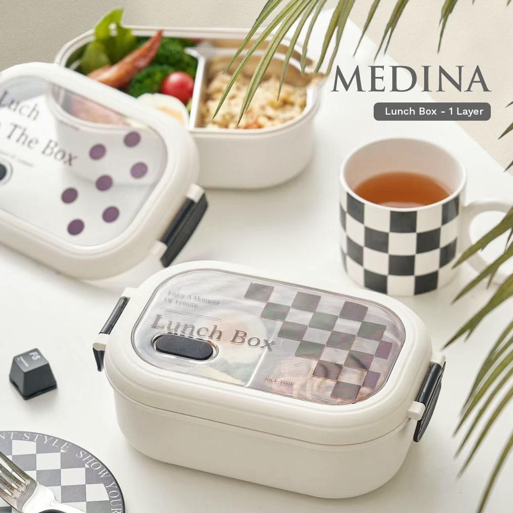 Jual Viral Youware - Medina Lunch Box Dengan Organizer Stainless Steel ...