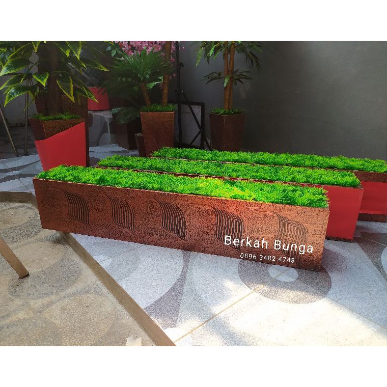 Jual IK pot partisi panjang 100cm- pot kayu- pot panjang- pot partisi ...