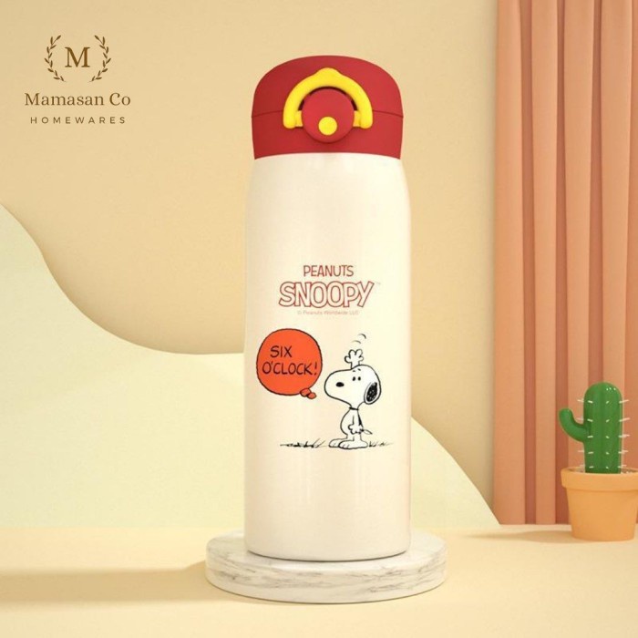 Jual Peanuts Snoopy Tumbler Thermos Bottle 480 Ml Botol Termos | Shopee ...